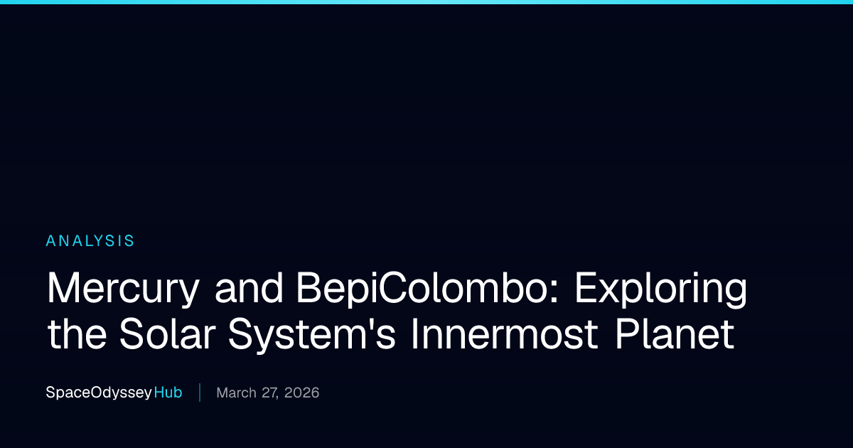Mercury and BepiColombo: Exploring the Solar System's Innermost Planet ...
