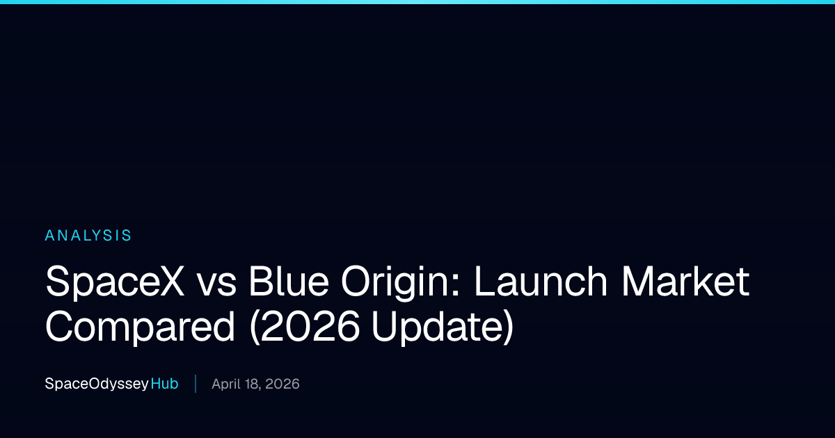SpaceX vs Blue Origin: Launch Market Compared (2026 Update ...